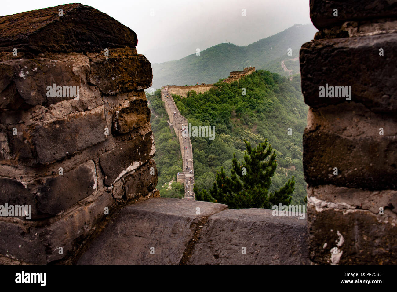 Mutianyu Section of The Great Wall, UNESCO world heritage site ...