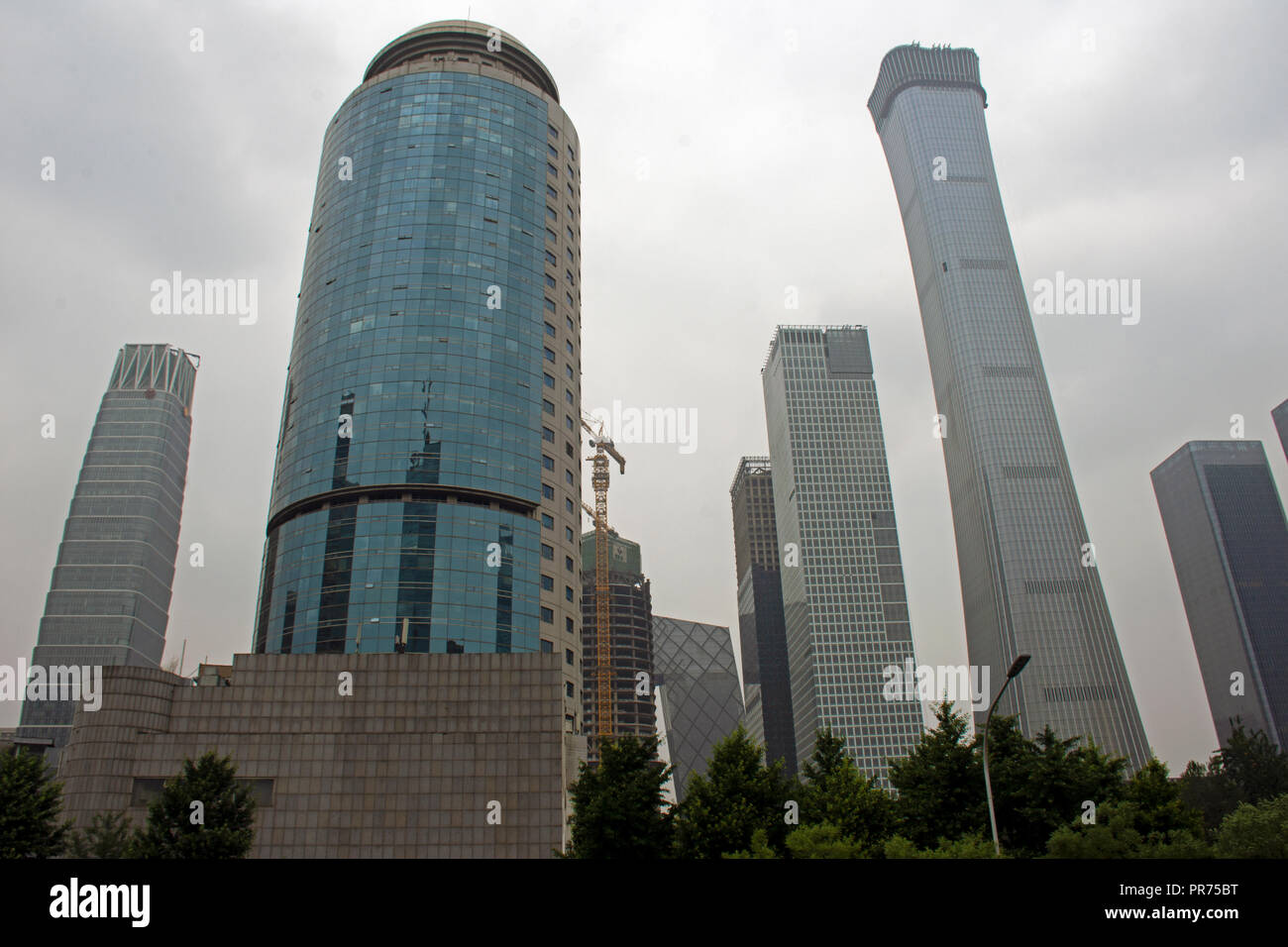 Modern buildings in downtown Beijing, China Stock Photo - Alamy