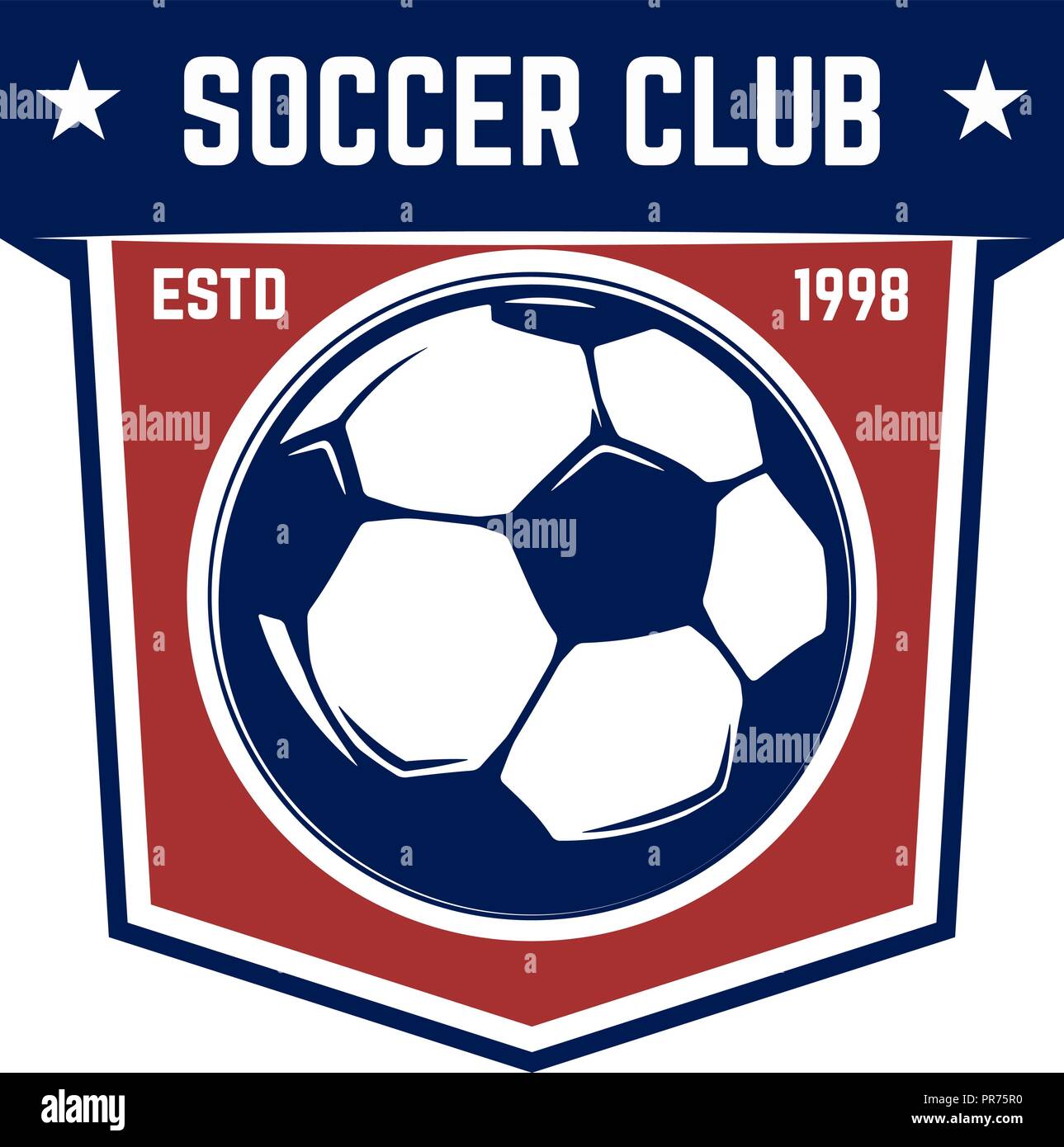 Set of varsity emblems hi-res stock photography and images - Alamy