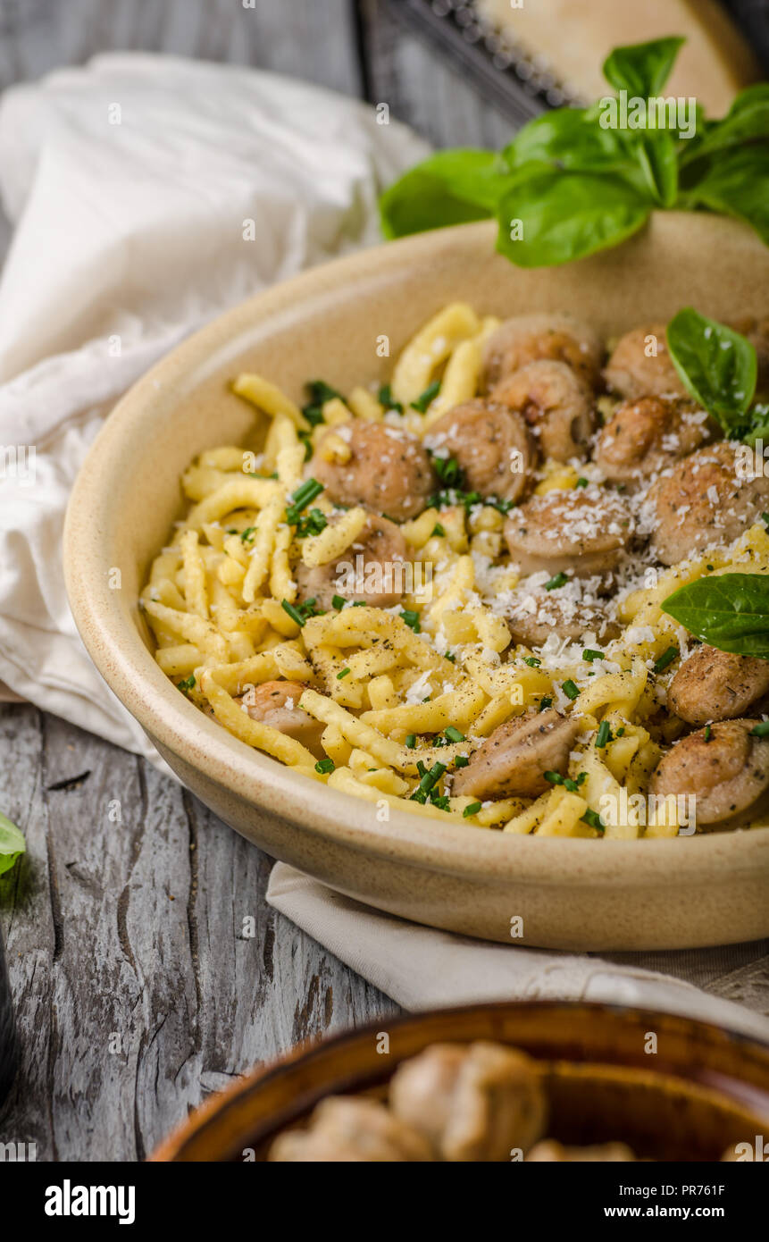 Schnitzel with spaetzle hi-res stock photography and images - Alamy