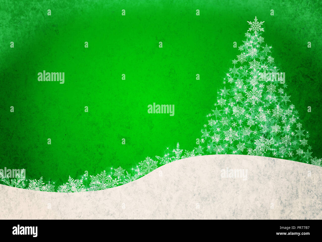 Green christmas background Stock Photo - Alamy