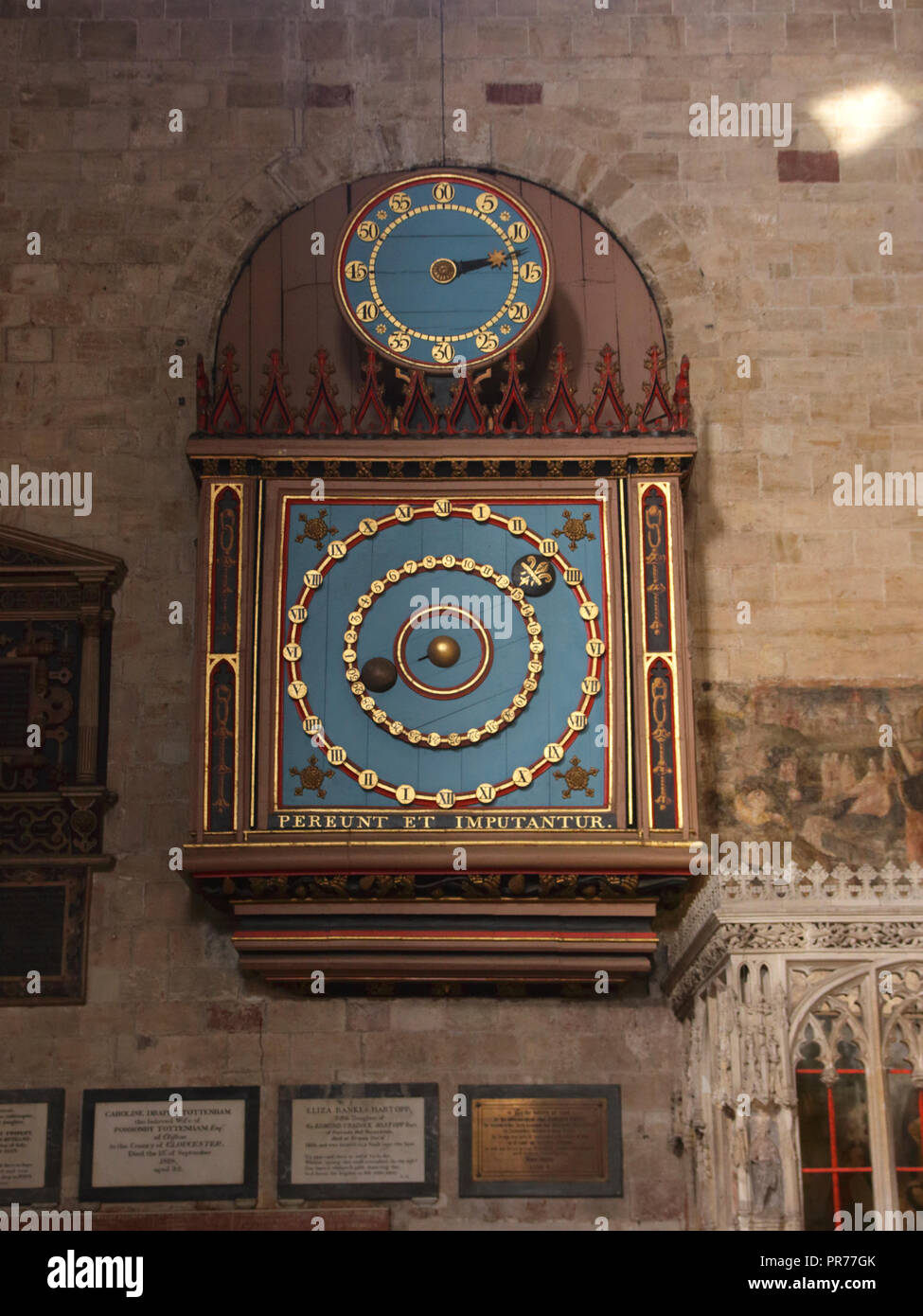 Exeter cathedral clock hi-res stock photography and images - Alamy