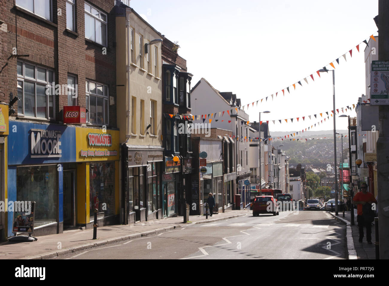 Fore Street Exeter Devon England Stock Photo - Alamy