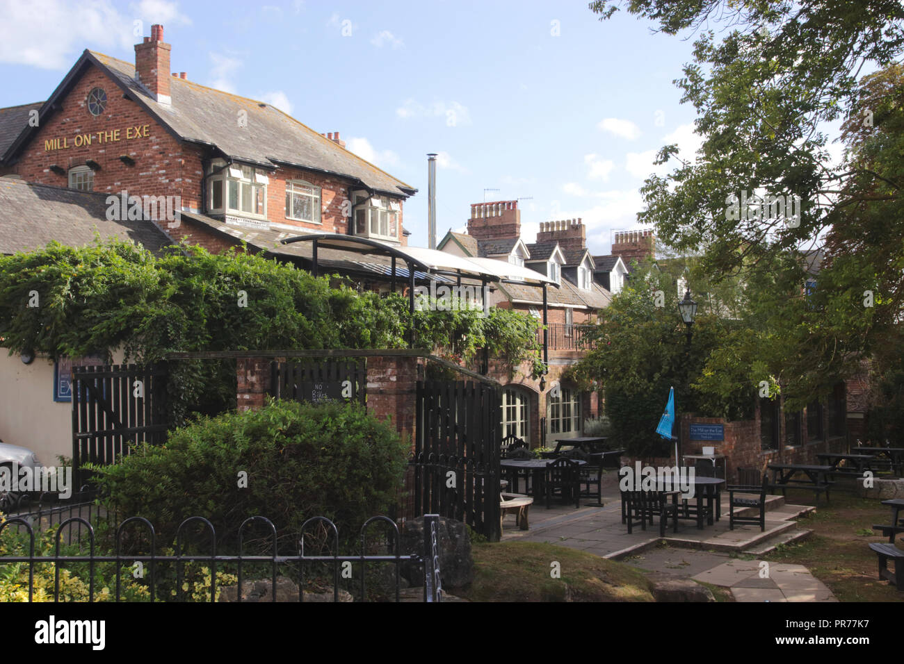 Mill on the Exe riverside pub Exeter Devon UK Stock Photo - Alamy