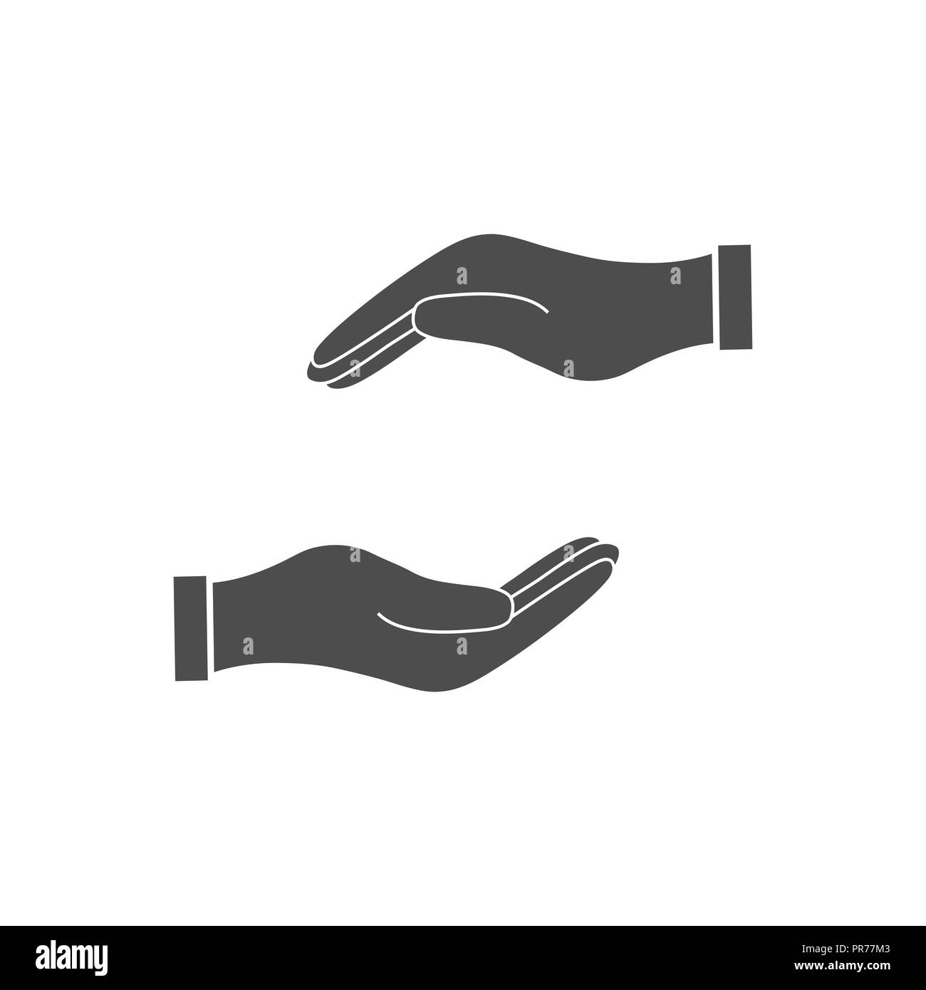 Help hand icon. Vector illustration, flat design Stock Vector Image ...