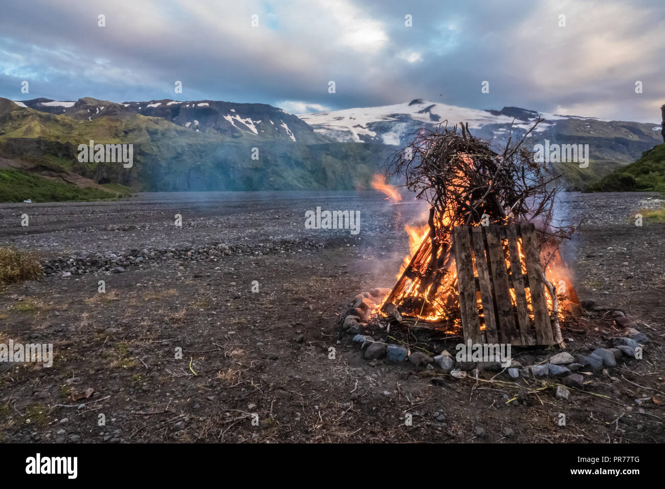 Ritual bonfire during summer hi-res stock photography and images - Alamy