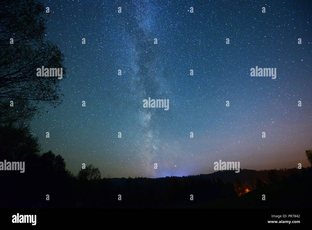 Night sky with stars Stock Photo - Alamy