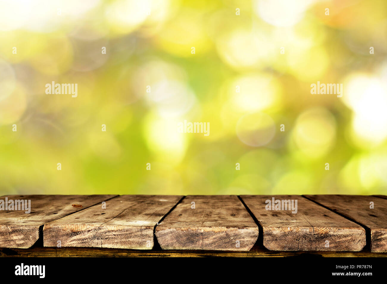 Wooden table background Stock Photo - Alamy