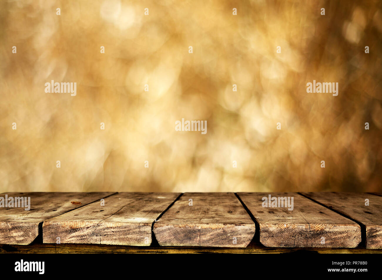 Wooden table background Stock Photo - Alamy