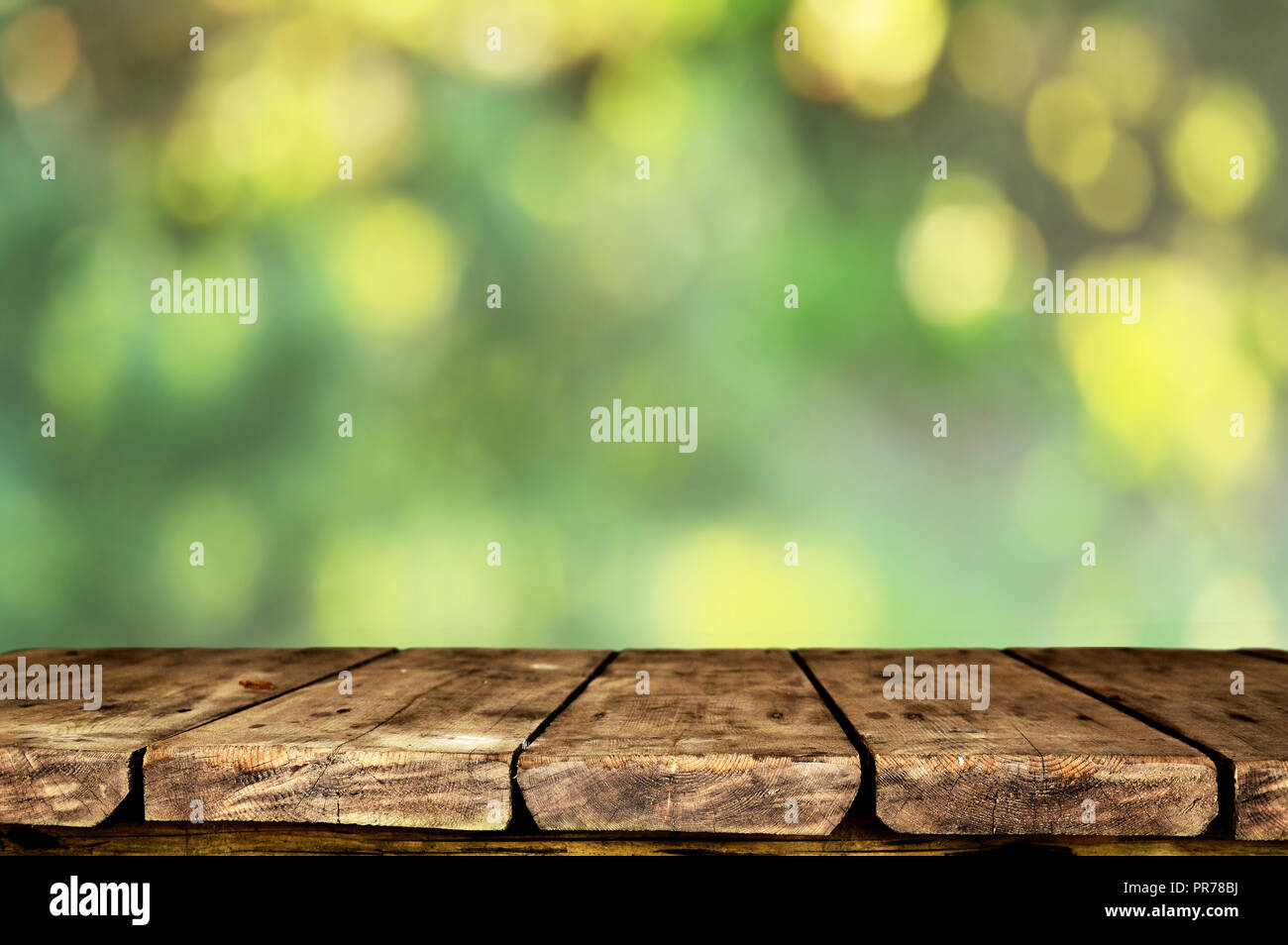 Wooden table background Stock Photo - Alamy
