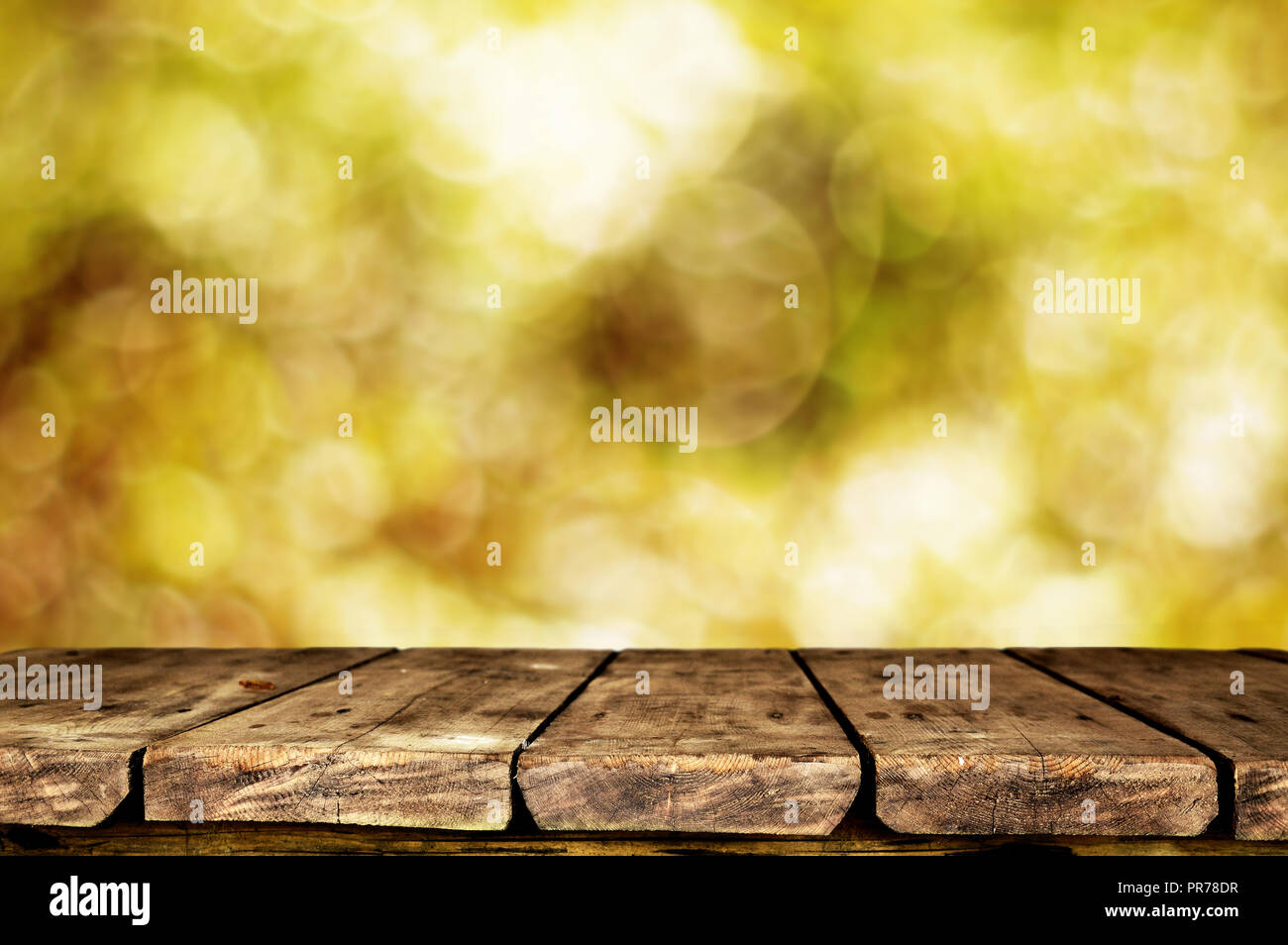 Wooden table background Stock Photo - Alamy
