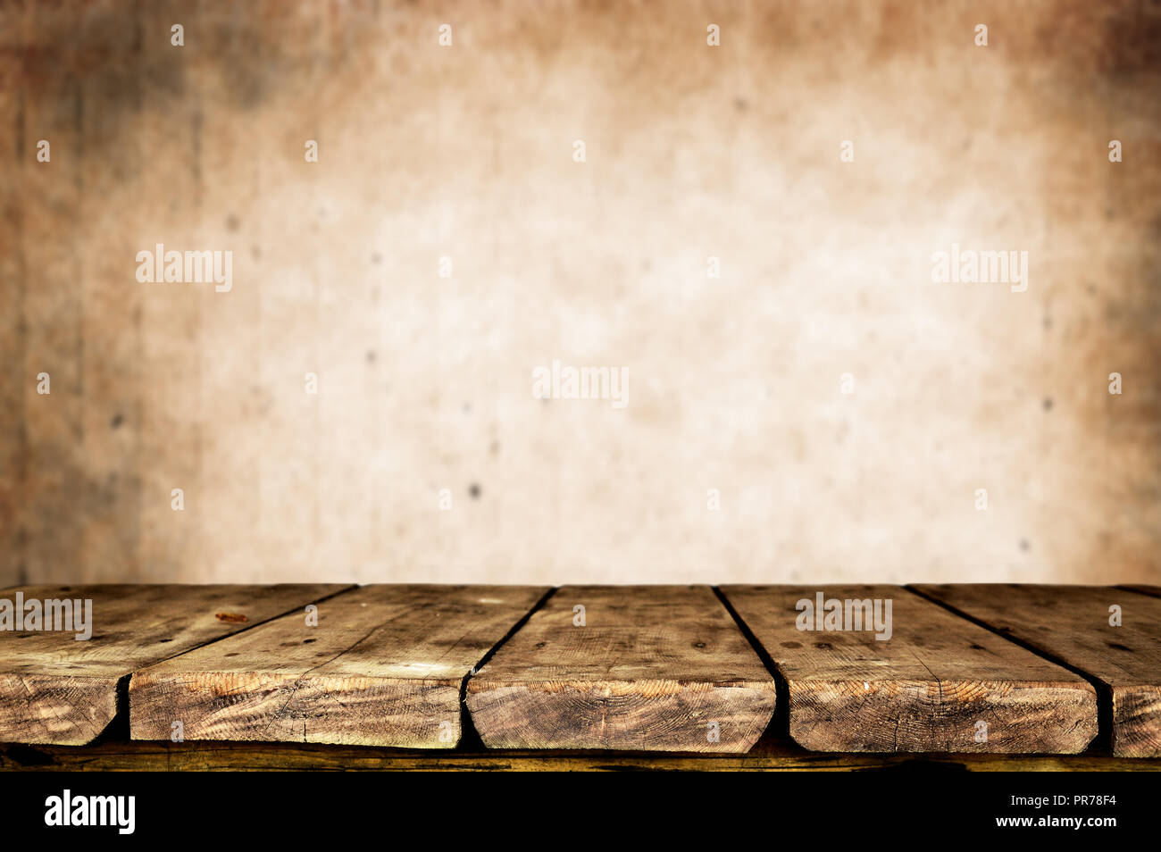 Wooden table background Stock Photo - Alamy