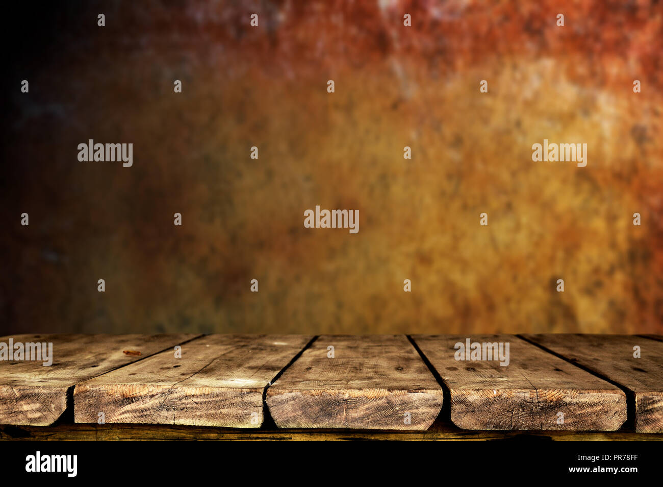 Wooden table background Stock Photo - Alamy