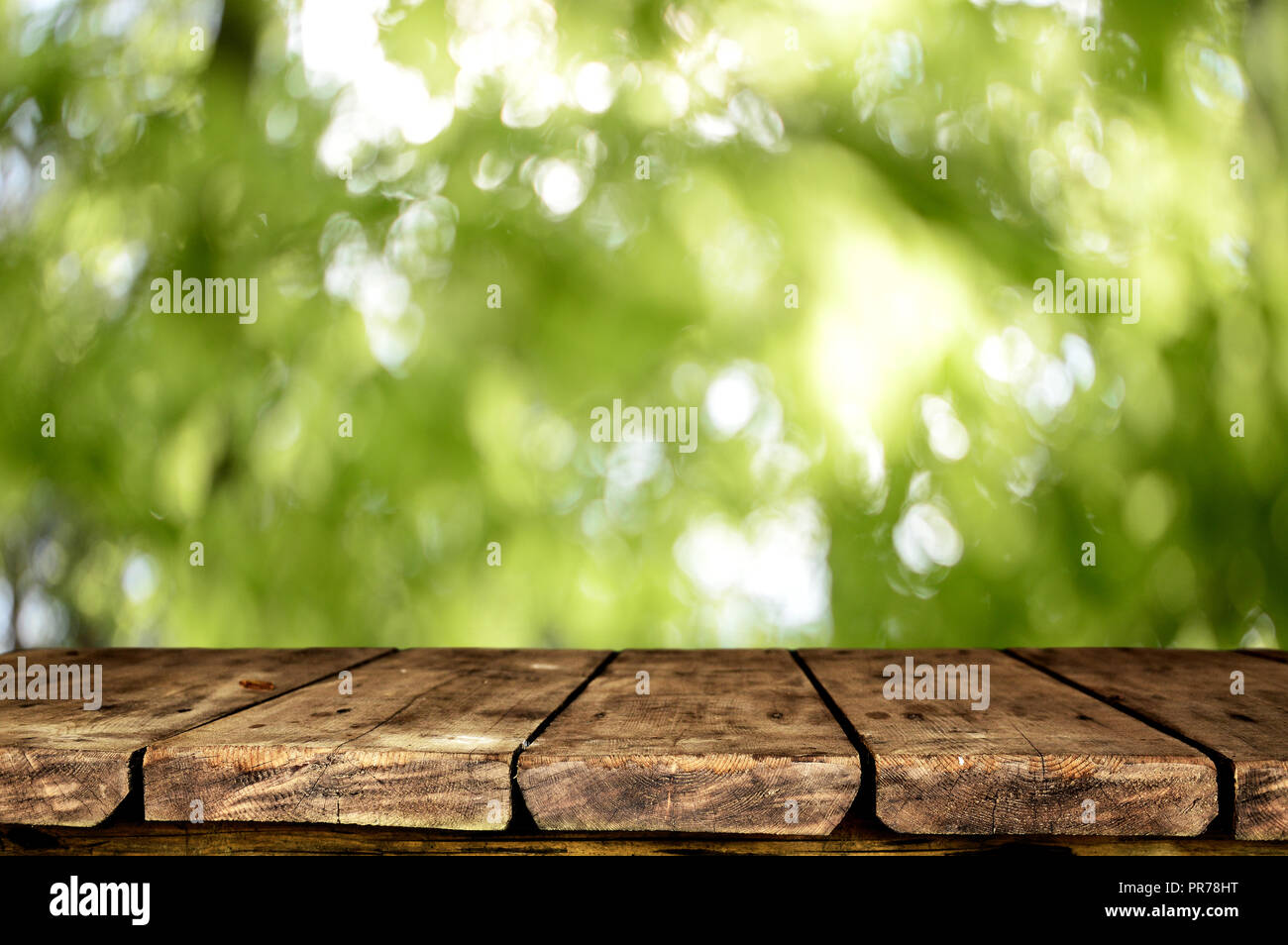 Wooden table background Stock Photo - Alamy