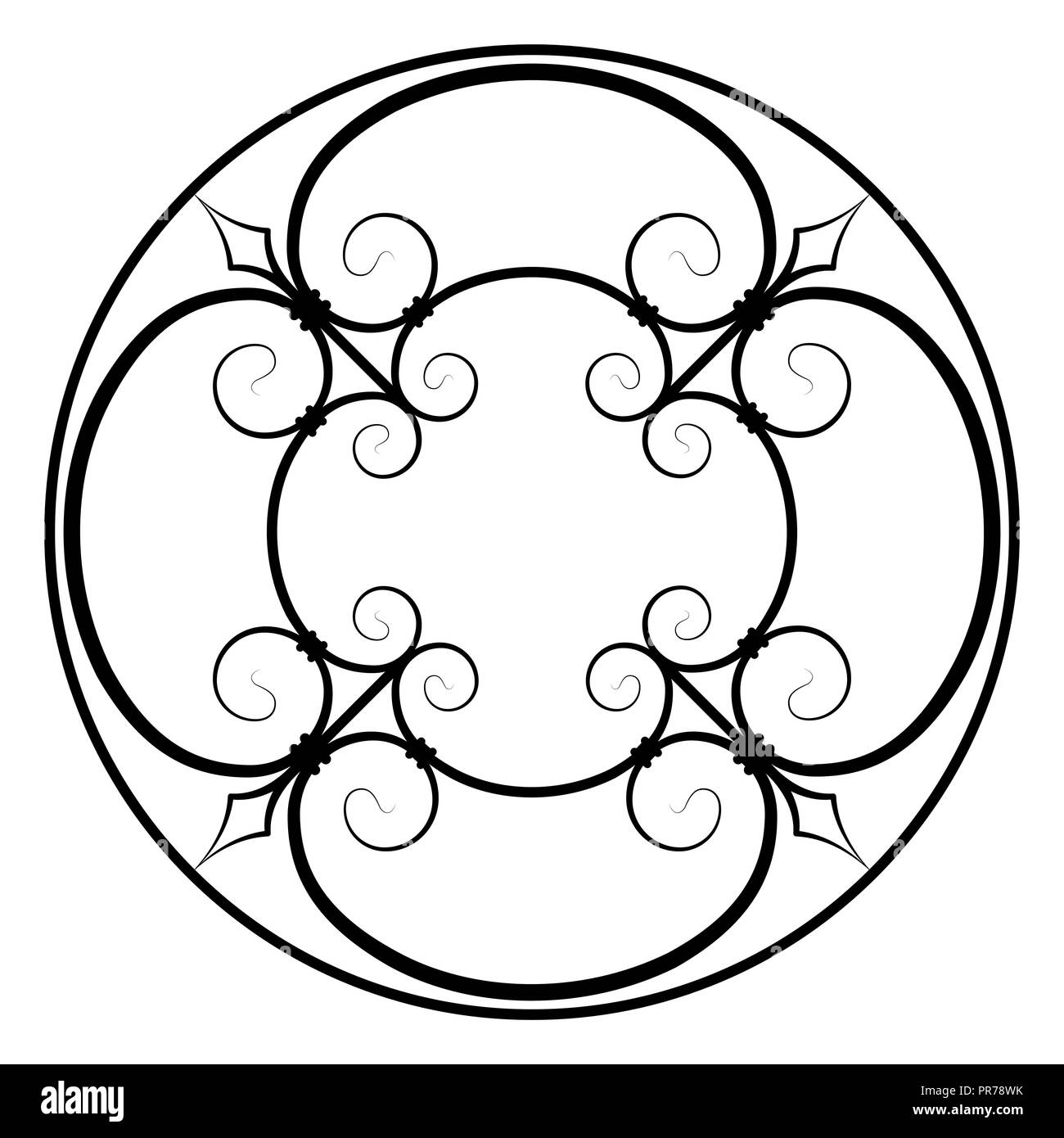 Elegant frame design Black and White Stock Photos & Images - Alamy