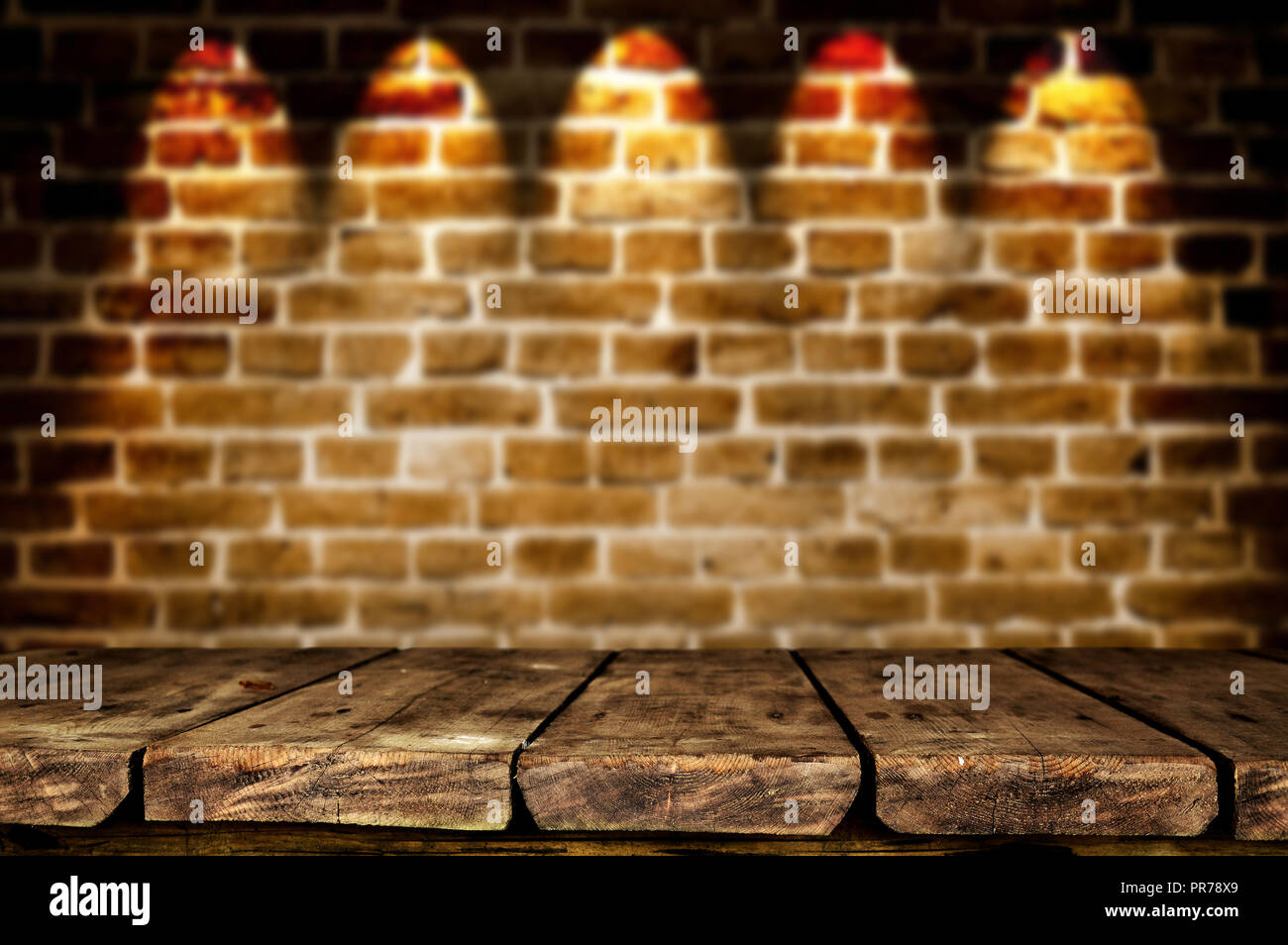 Wooden table background Stock Photo - Alamy