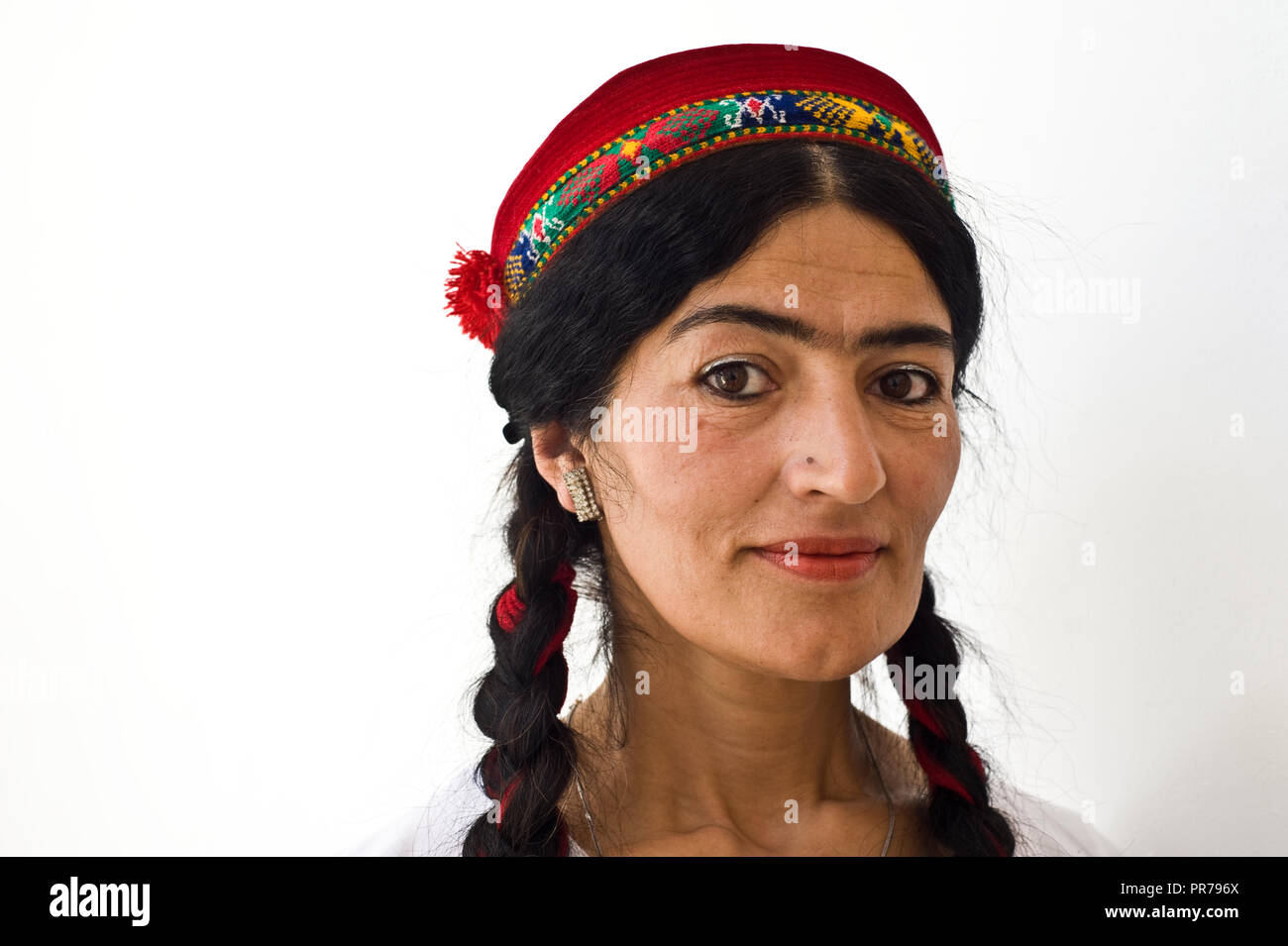 Woman from the Pamir region ( Tajikistan). She is nizari ismaili Stock ...