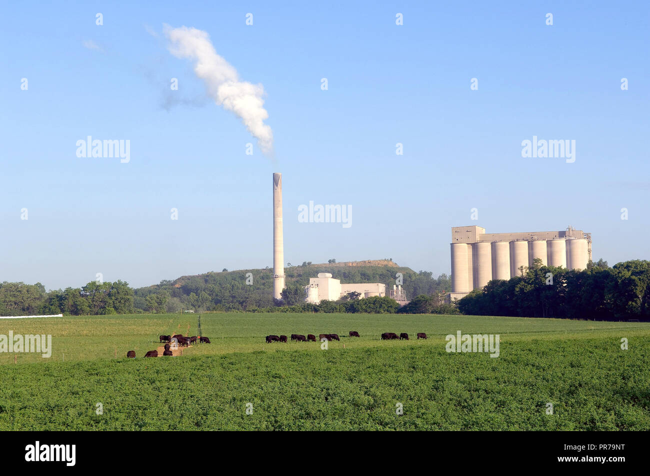 2006 - Industrial factory spews pollution over the pristine farmland in ...