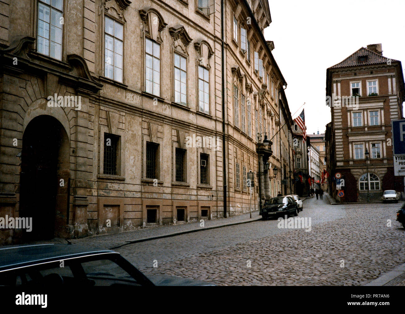 Prague - Chancery Office Building - 1989 Stock Photo - Alamy