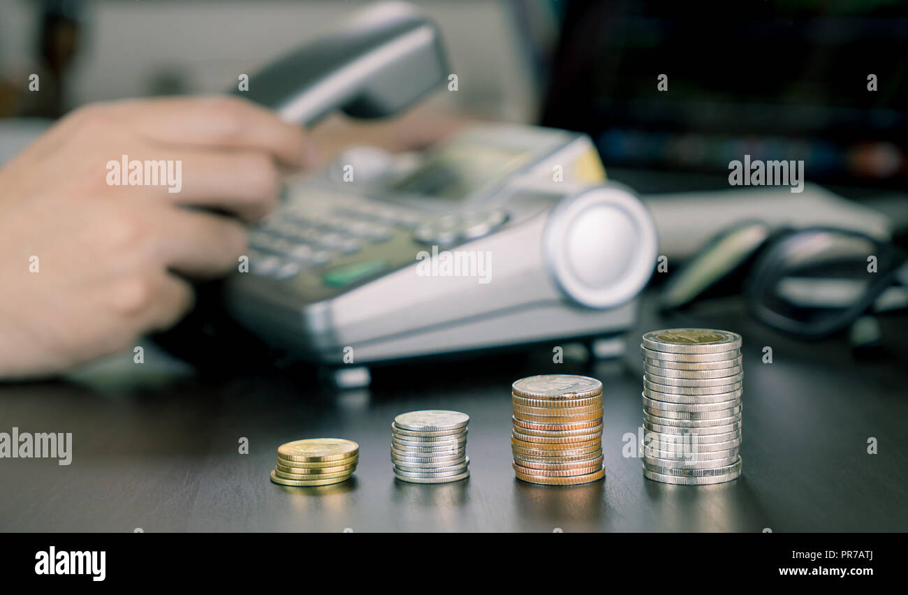 Call banker hi-res stock photography and images - Alamy