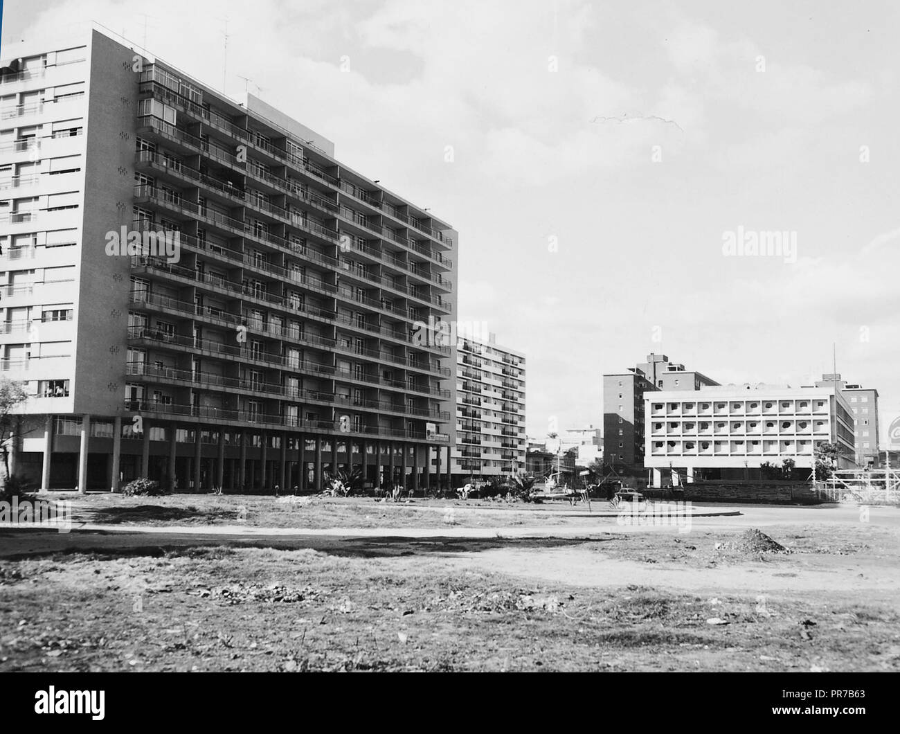 Montevideo - Multi-Unit Residential Building - 1970 Stock Photo - Alamy