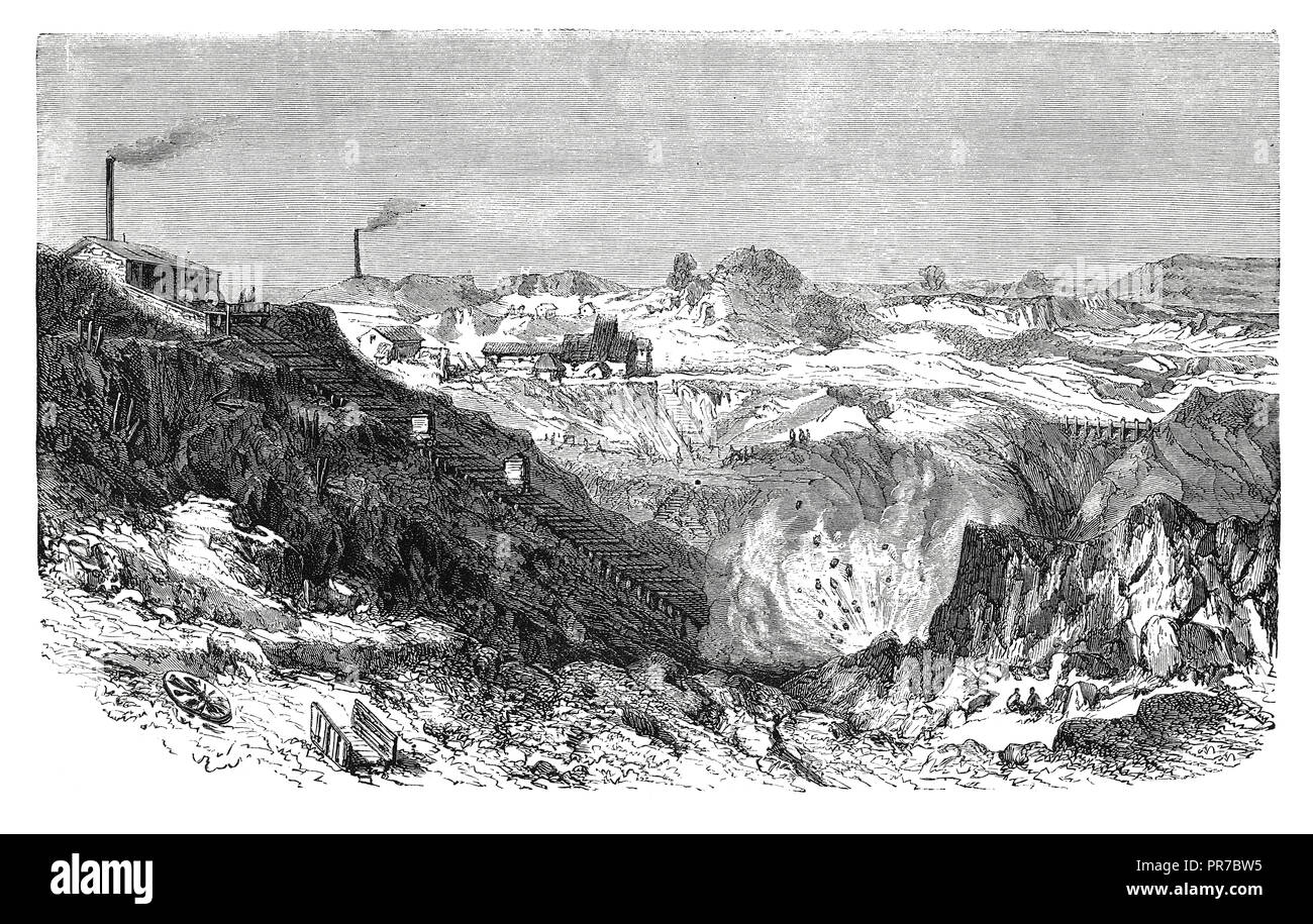 Old mine chimney Cut Out Stock Images & Pictures - Alamy