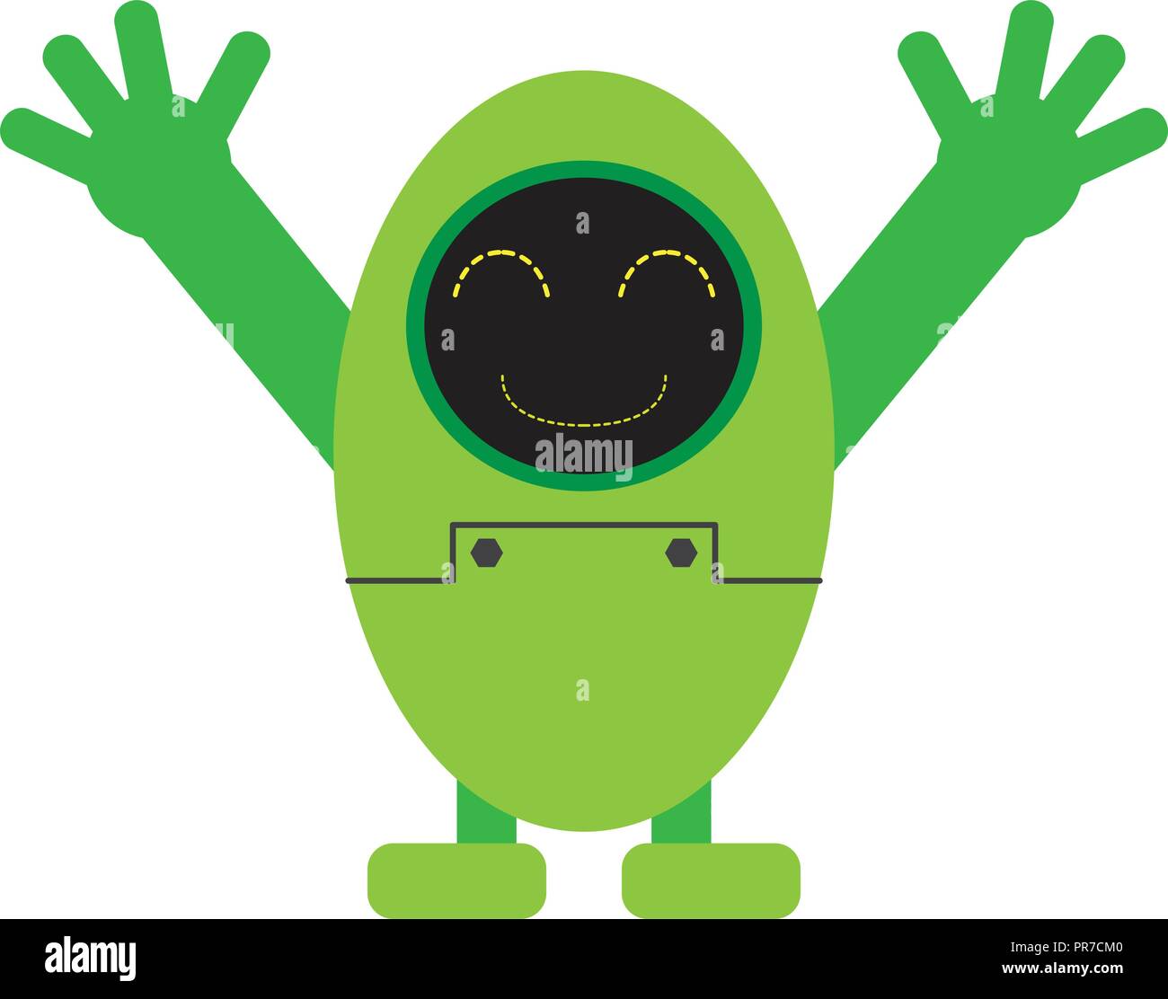 Isolated cute robot toy Stock Vector Image & Art - Alamy