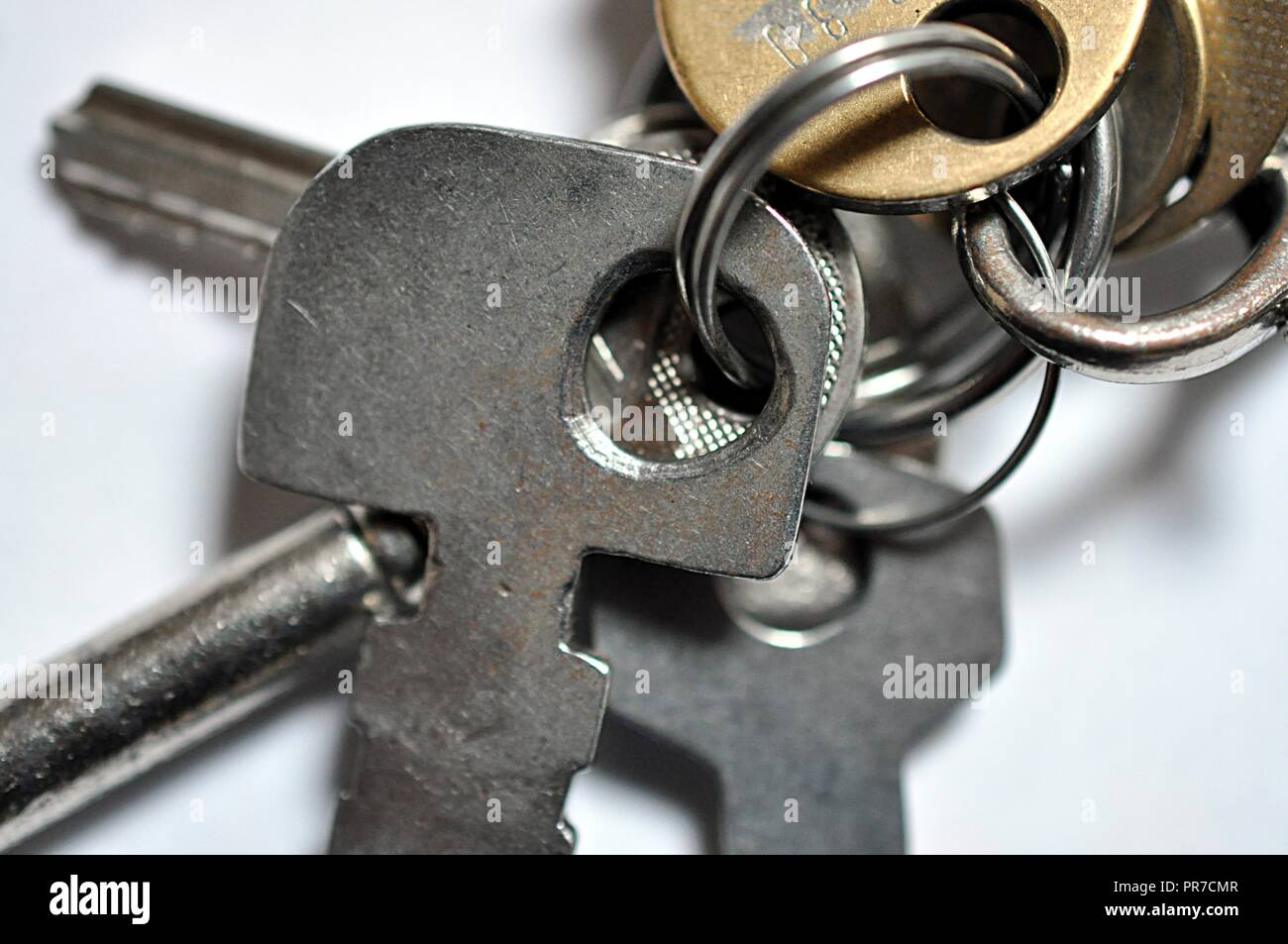 old metal keys Stock Photo - Alamy