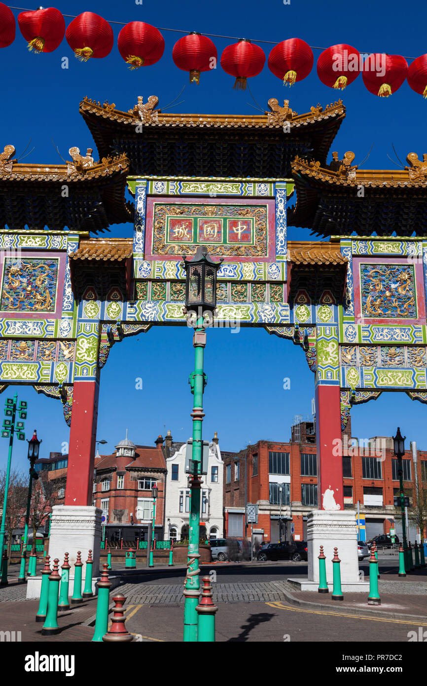 Chinese Arch - Nelson Street, Liverpool. Liverpool, North West England ...