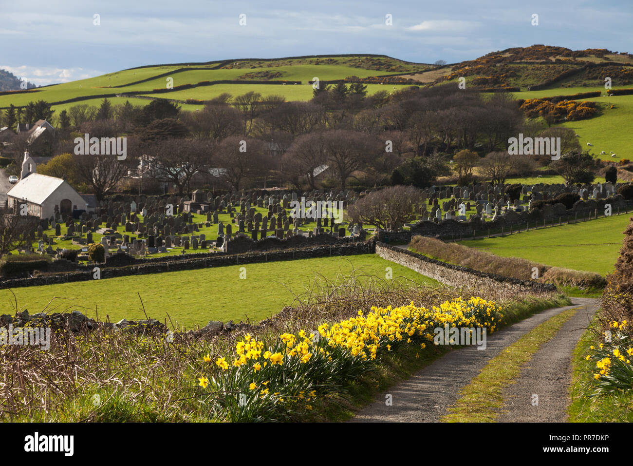 Kirk Maughold Church - Isle of Man. Douglas, Isle of Man Stock Photo ...