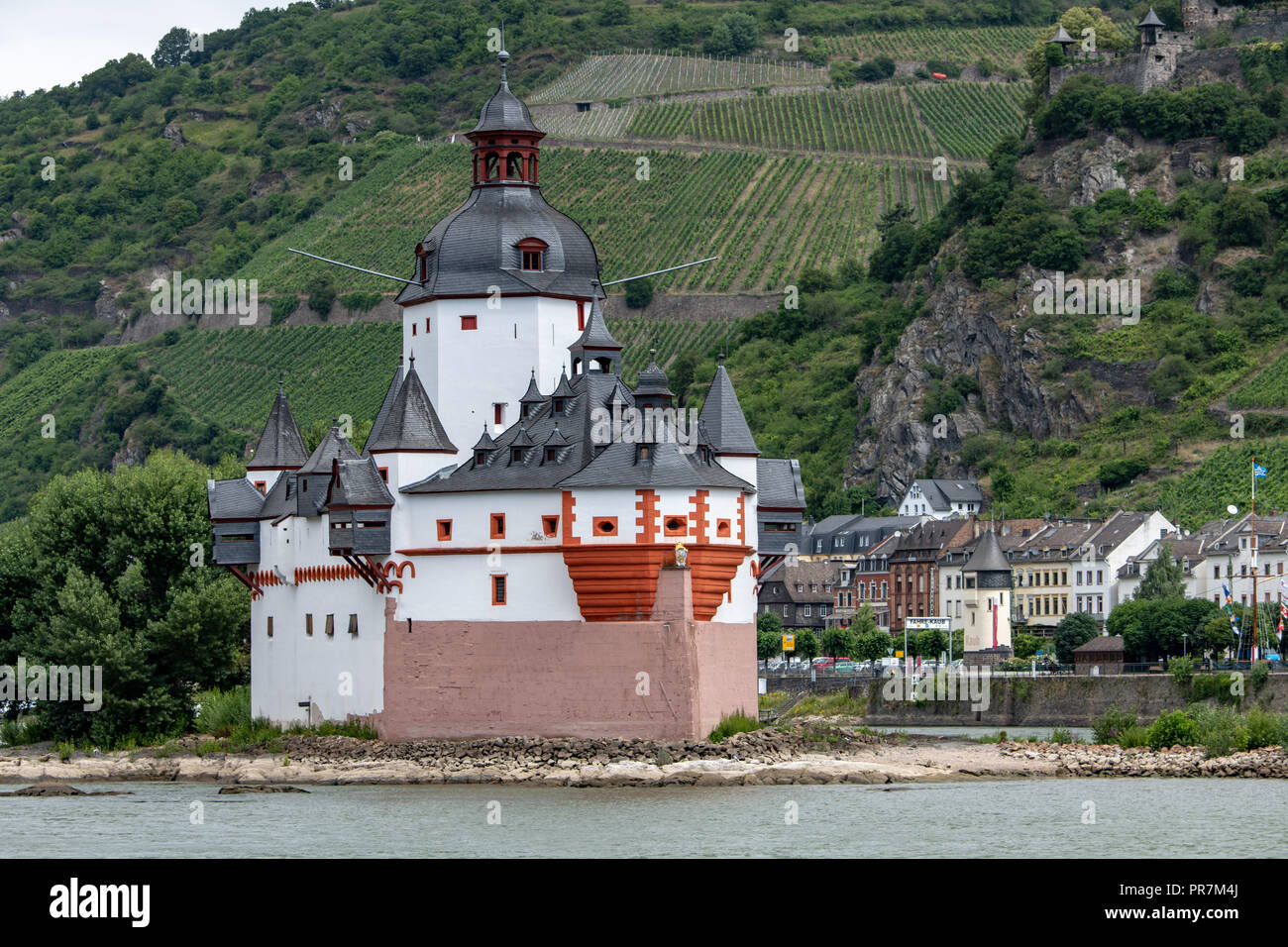 Pfalzgrafenstein castle on the Rhine River in Germany Stock Photo - Alamy