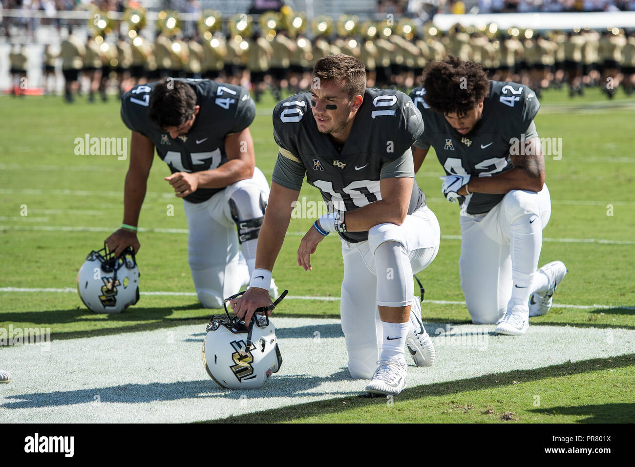 Orlando, FL, USA. 29th Sep, 2018. UCF Knights quarterback McKenzie ...
