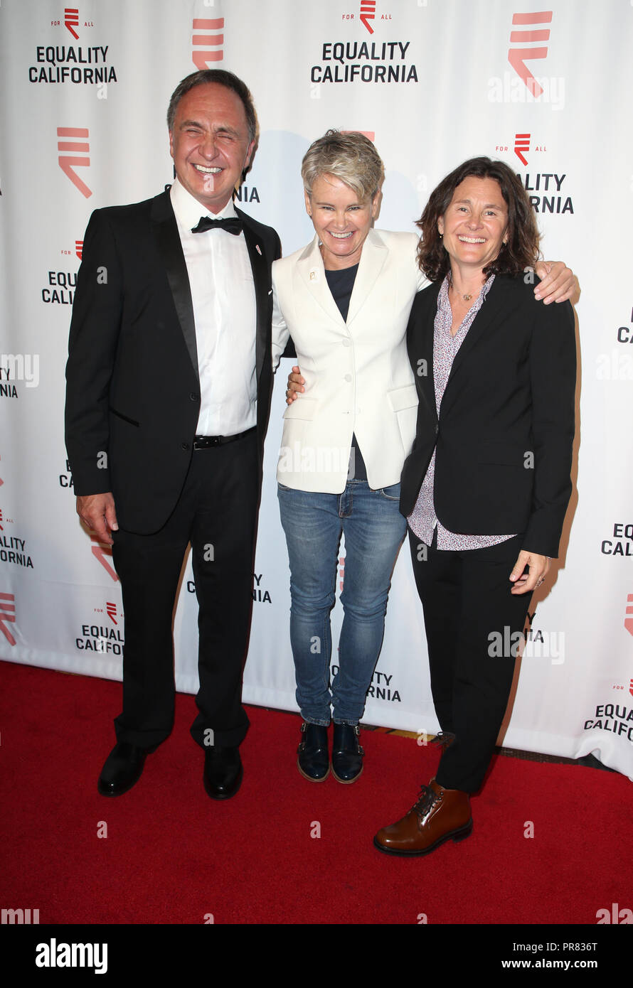 Los Angeles, Ca, USA. 29th Sep, 2018. Rick Zbur, Sue Dunlap, Guest, at ...