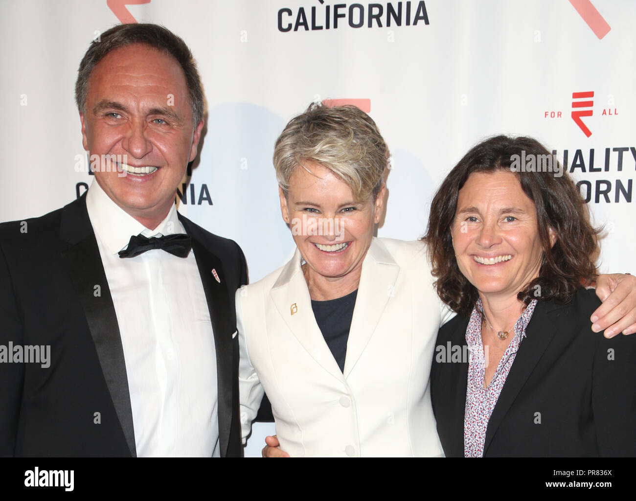 Los Angeles, Ca, USA. 29th Sep, 2018. Rick Zbur, Sue Dunlap, Guest, at ...