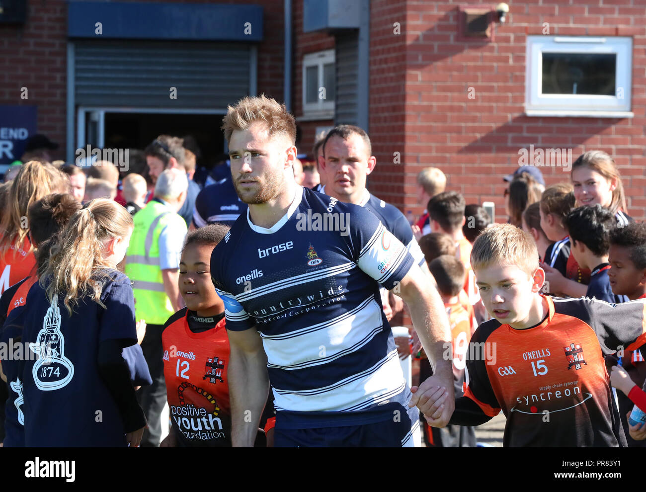 Coventry, UK. 29th Sept 2018. Rugby Union. Coventry captain Heath ...
