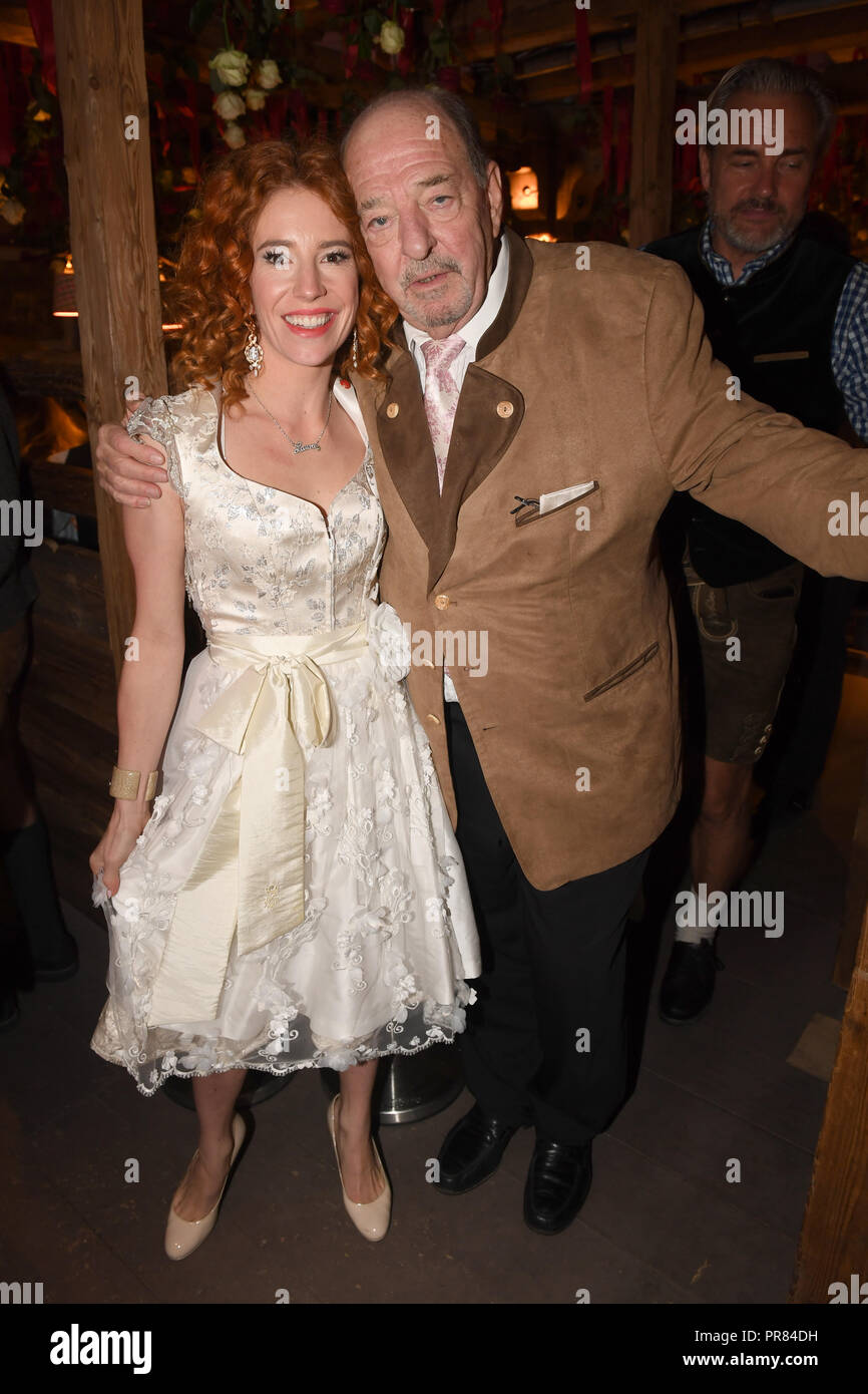 Munich, Bavaria. 29th Sep, 2018. The composer Ralph Siegel and his wife ...