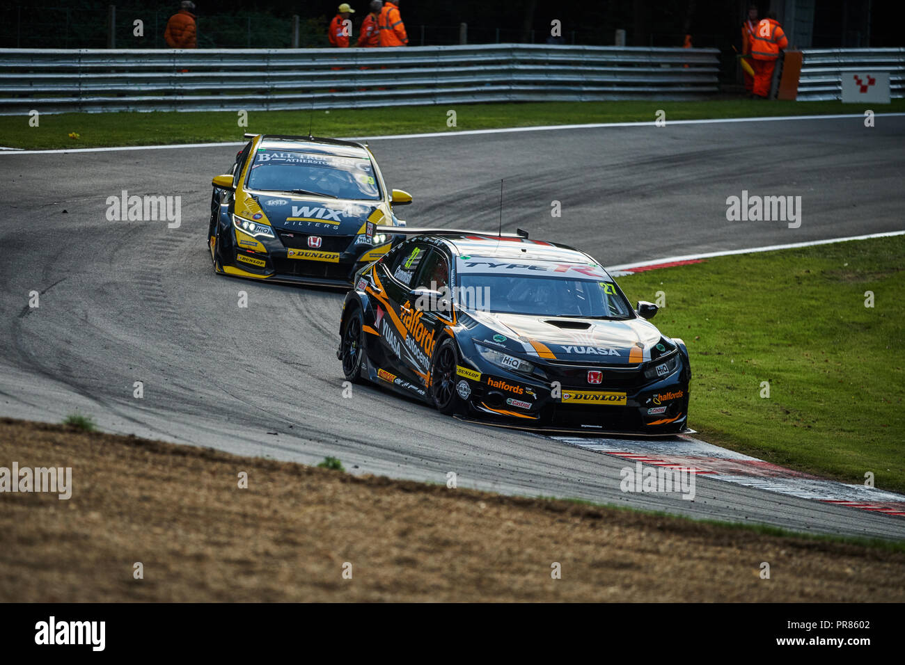Longfield, Kent, UK, 30th September 2018. BTCC racing driver Dan ...