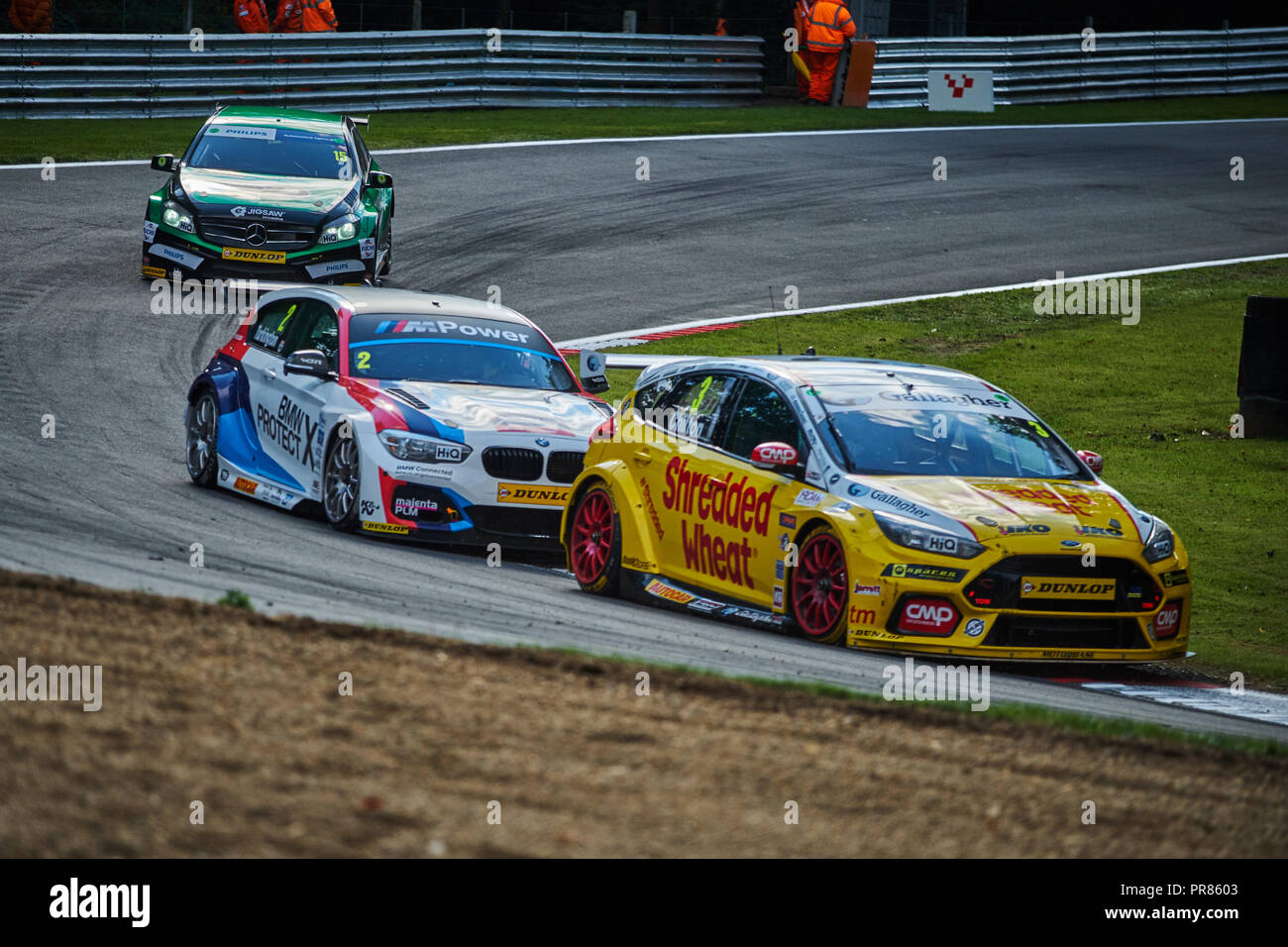 Longfield, Kent, UK, 30th September 2018. BTCC racing driver Tom ...