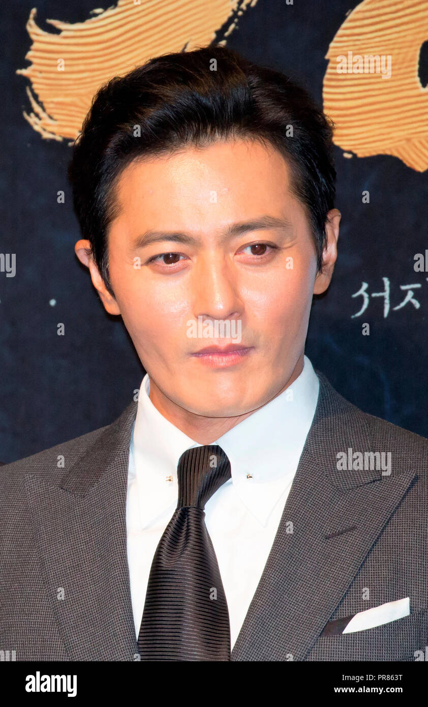 Jang Dong-Gun, Sep 28, 2018 : Cast member and South Korean actor Jang ...