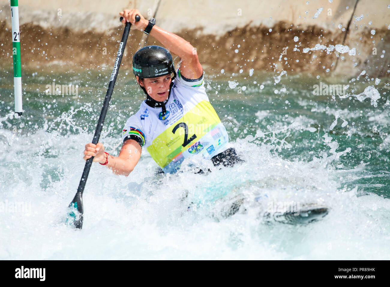 Rio De Janeiro, Brazil. 30th Sep, 2018. Sixth day of World Slalom Canoe ...
