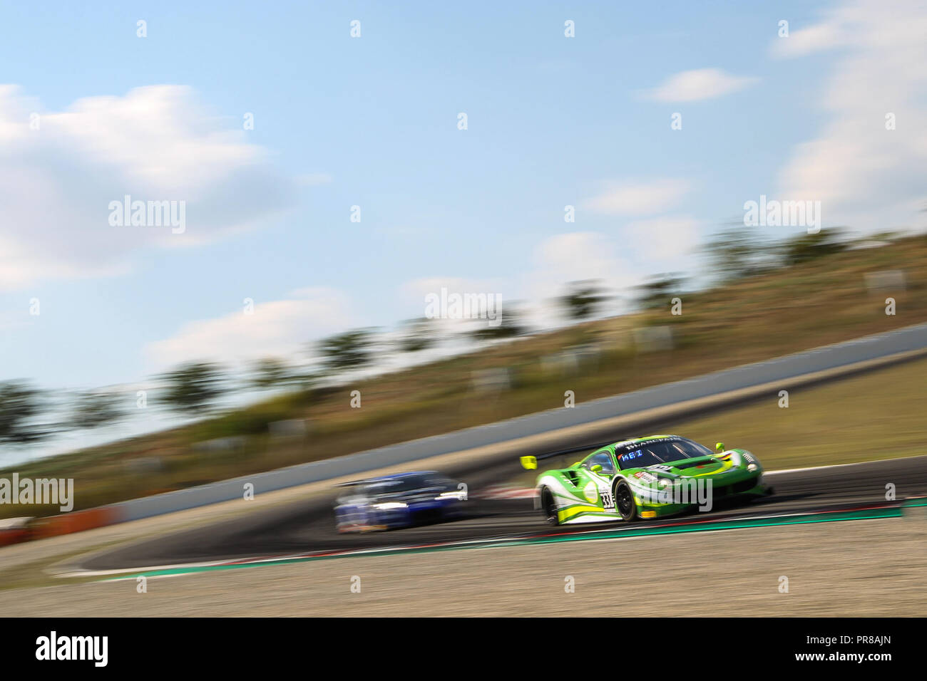 Barcelona, Spain. 30th Sep, 2018. Rinaldi Racing Ferrari 488 GT3 with ...