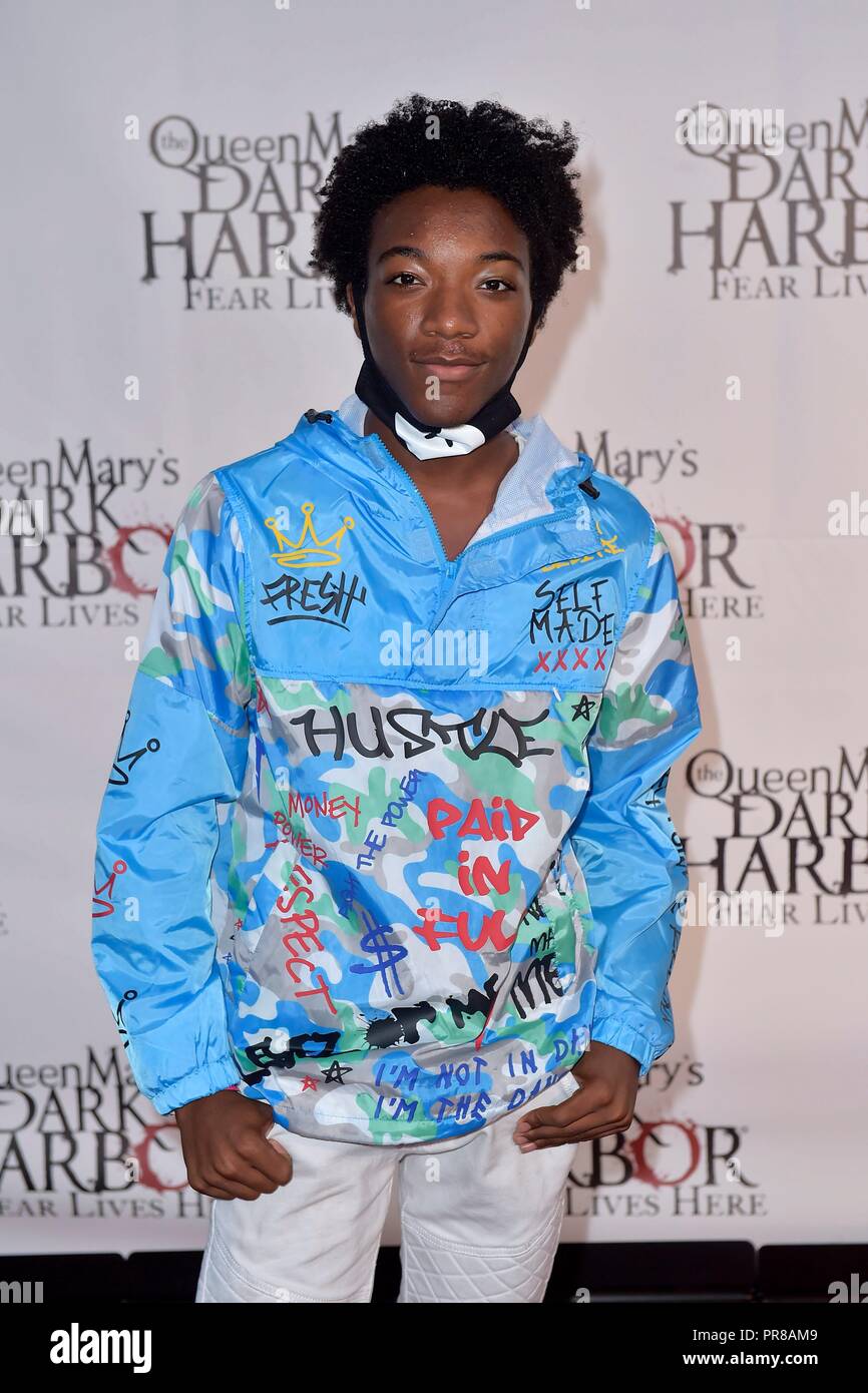 Jaheem Toombs at Queen Mary's Dark Harbor Media & VIP Night at Dark ...