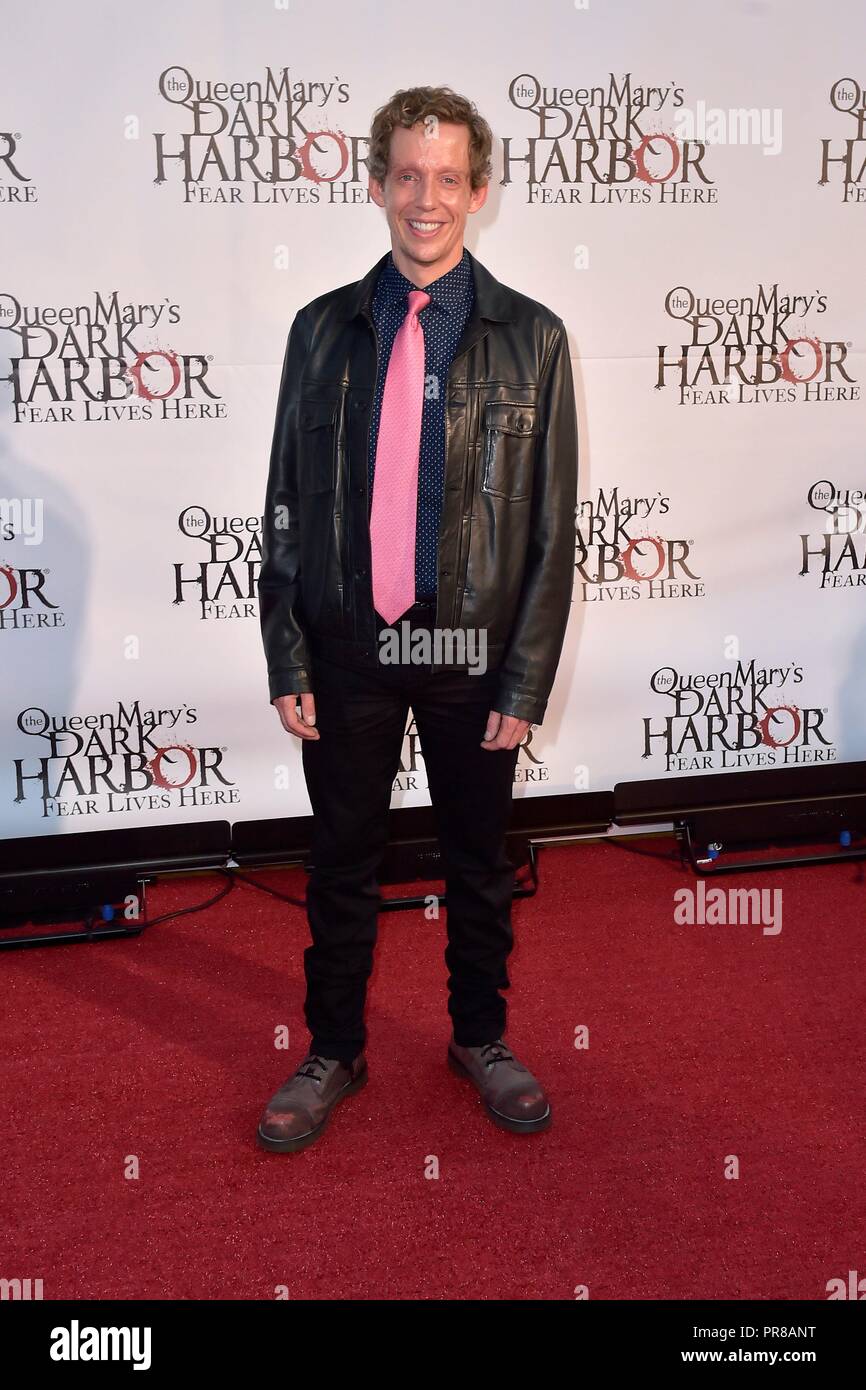 Jon Paul Burkhart at Queen Mary's Dark Harbor Media & VIP Night at Dark ...