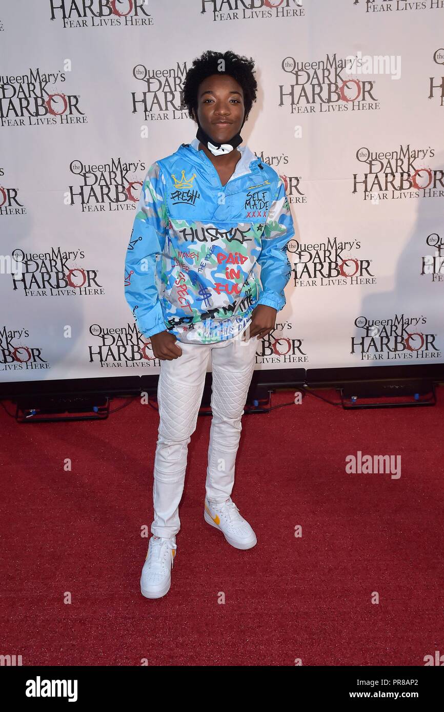 Jaheem Toombs at Queen Mary's Dark Harbor Media & VIP Night at Dark ...