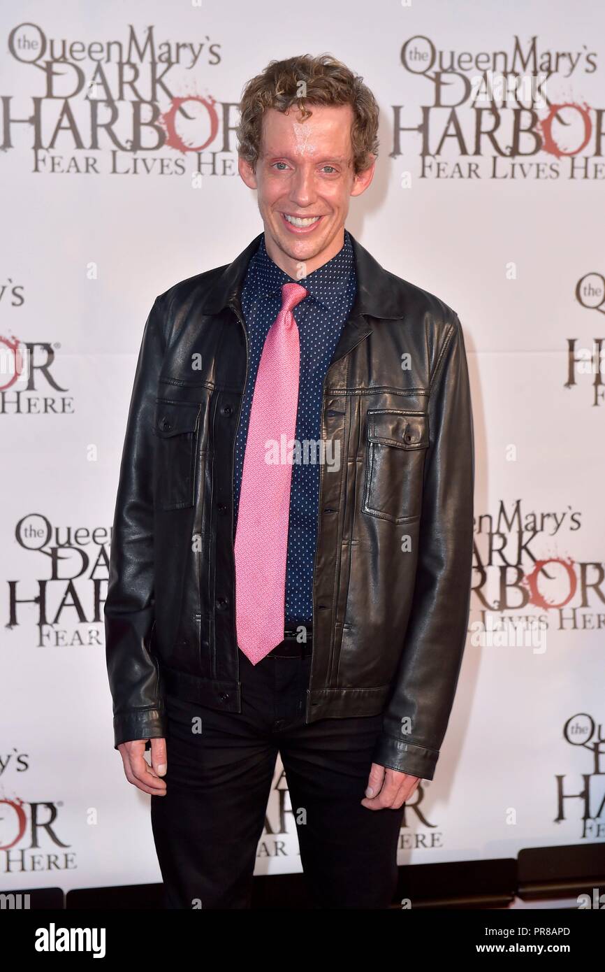 Jon Paul Burkhart at Queen Mary's Dark Harbor Media & VIP Night at Dark ...