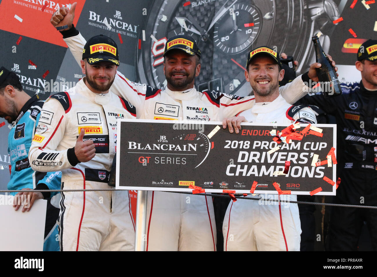 Race cars winners hi-res stock photography and images - Alamy