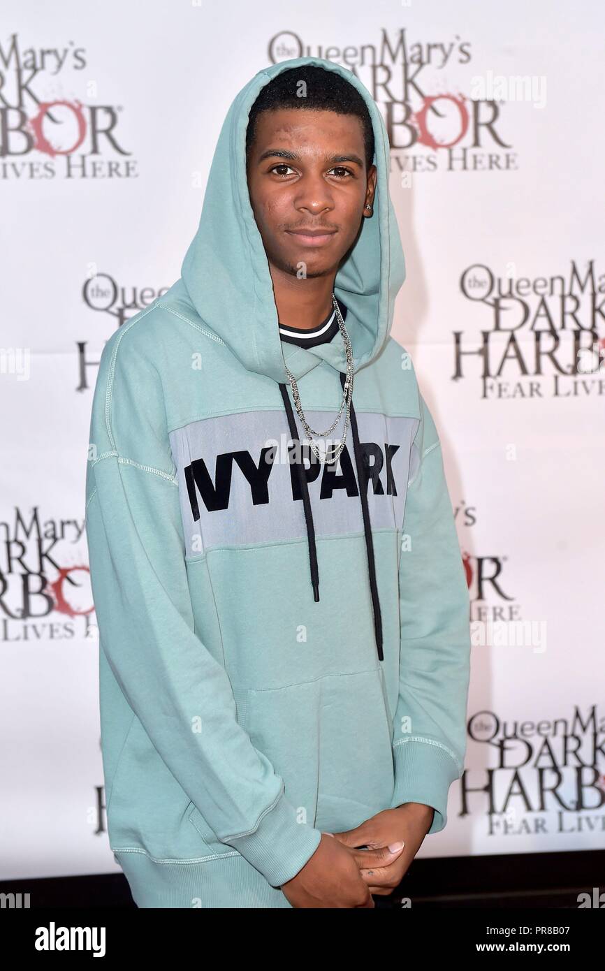 Brett Gray at Queen Mary's Dark Harbor Media & VIP Night at Dark Harbor ...