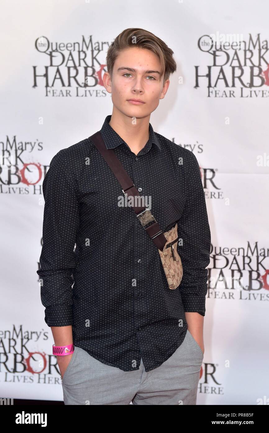 Asher Wait at Queen Mary's Dark Harbor Media & VIP Night at Dark Harbor ...