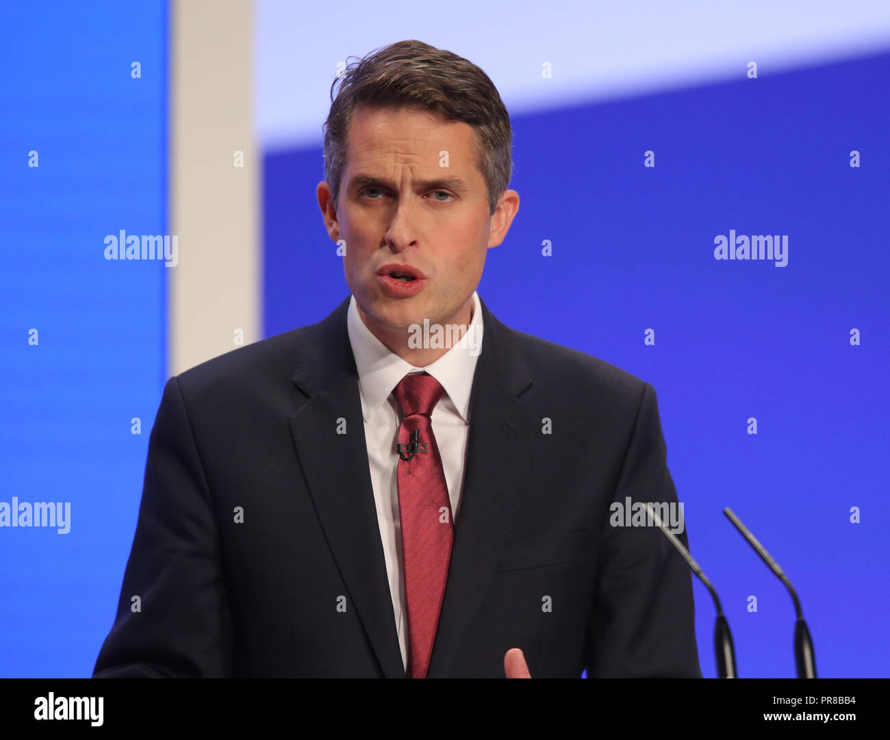 GAVIN WILLIAMSON MP 2018 Stock Photo - Alamy