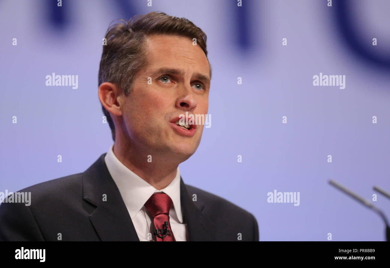 GAVIN WILLIAMSON MP 2018 Stock Photo - Alamy